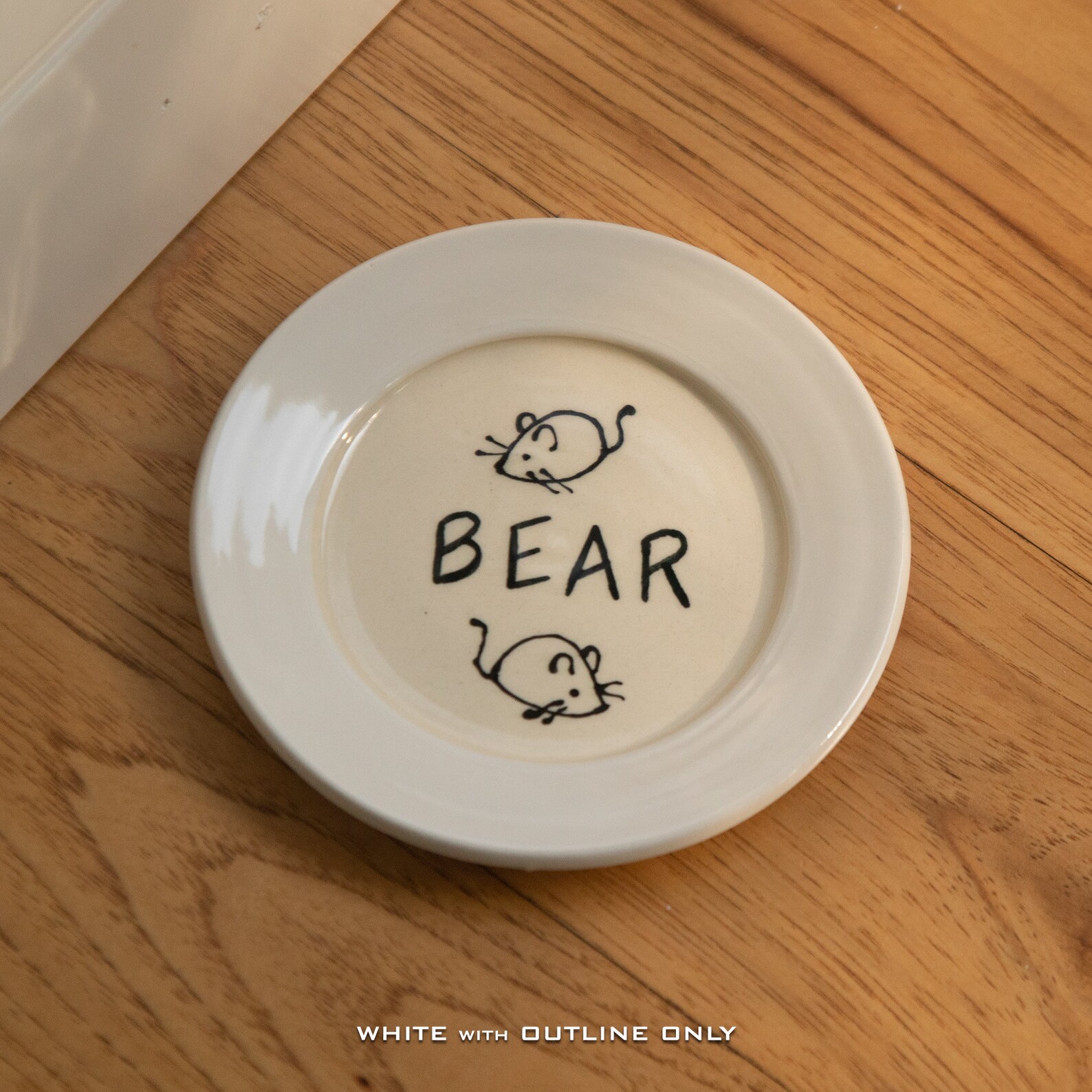 Cat Food Saucer / Small Plate / for Moist Cat Food / Mouse - Etsy