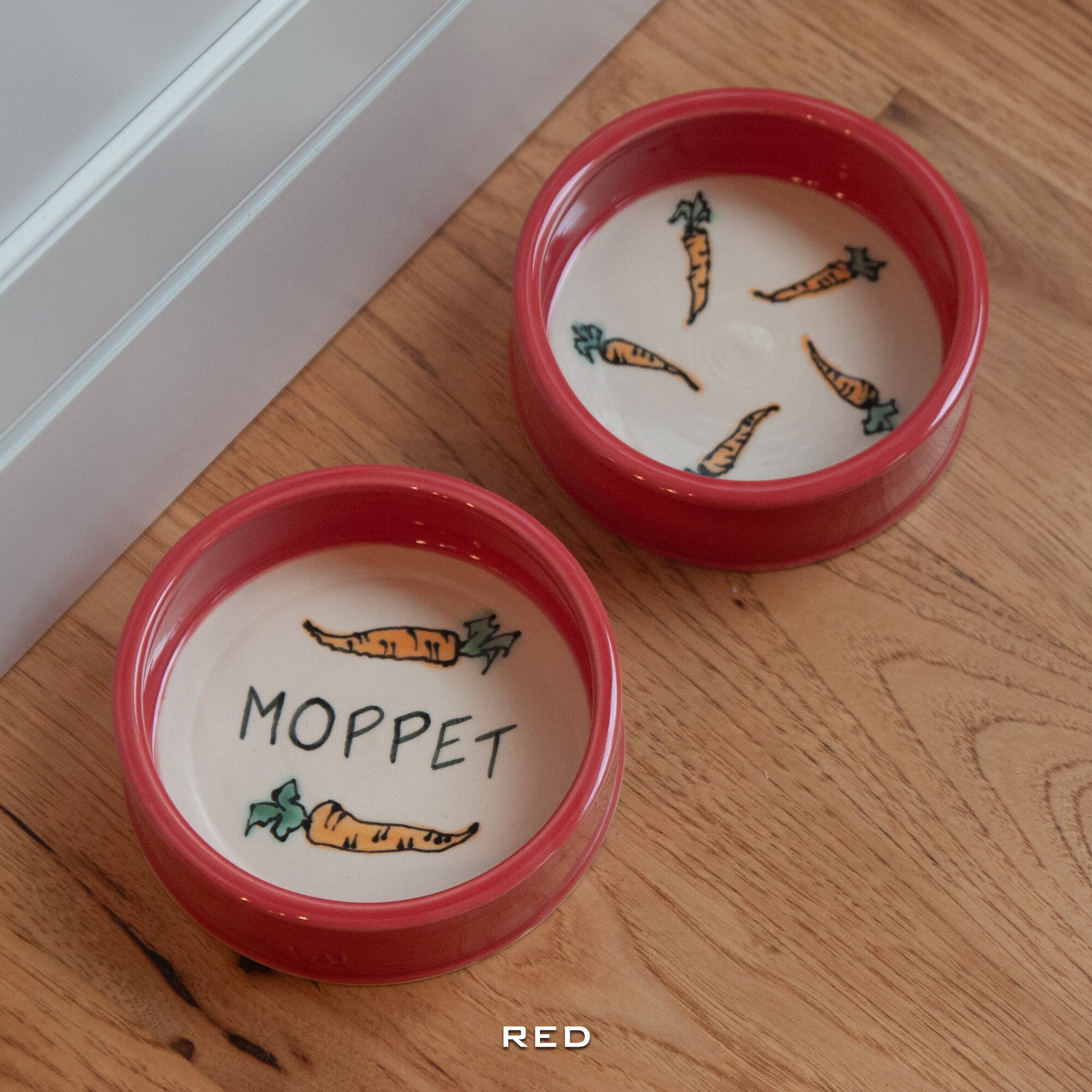 Rabbit Food Bowls / Guinea Pig Food Dishes / Set of Two 2 / | Etsy