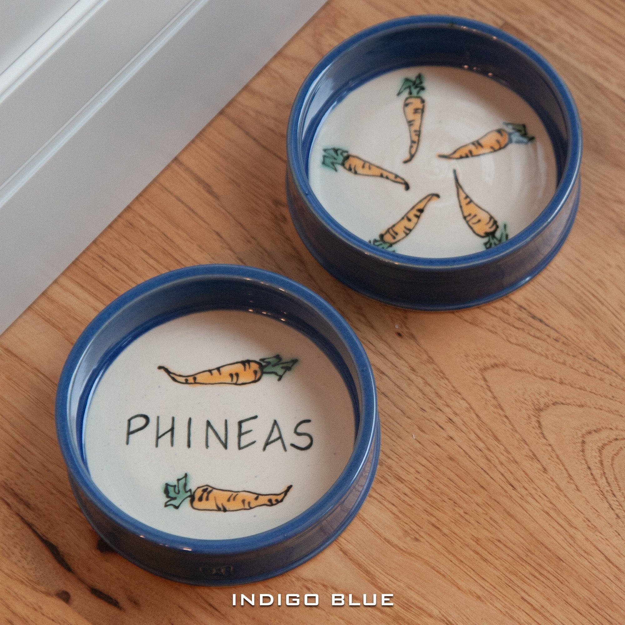 Rabbit Food Bowls / Guinea Pig Food Dishes / Set of Two 2 / | Etsy