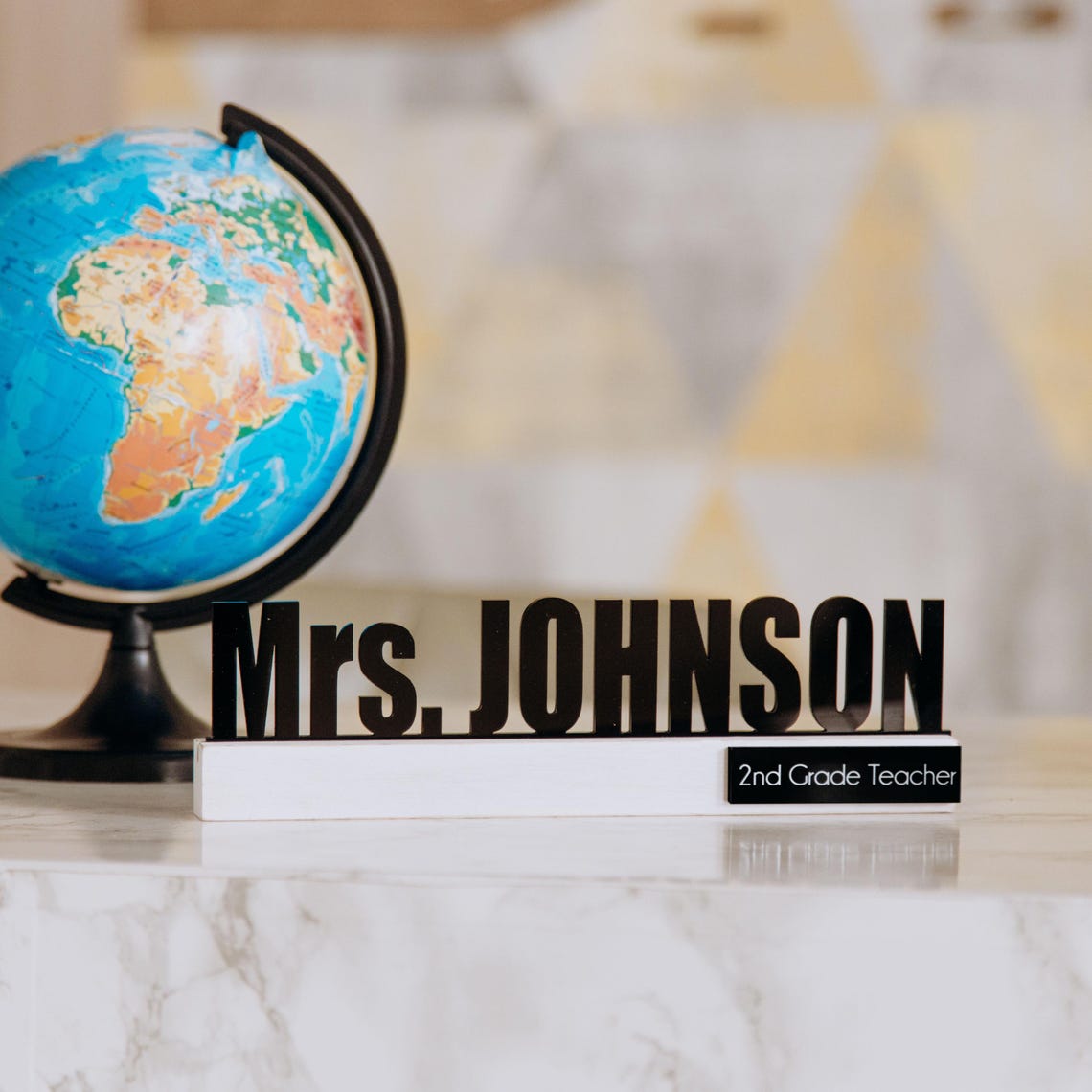 Office Desk Name Plates Personalized Corporate Gifts Custom Wood Name ...