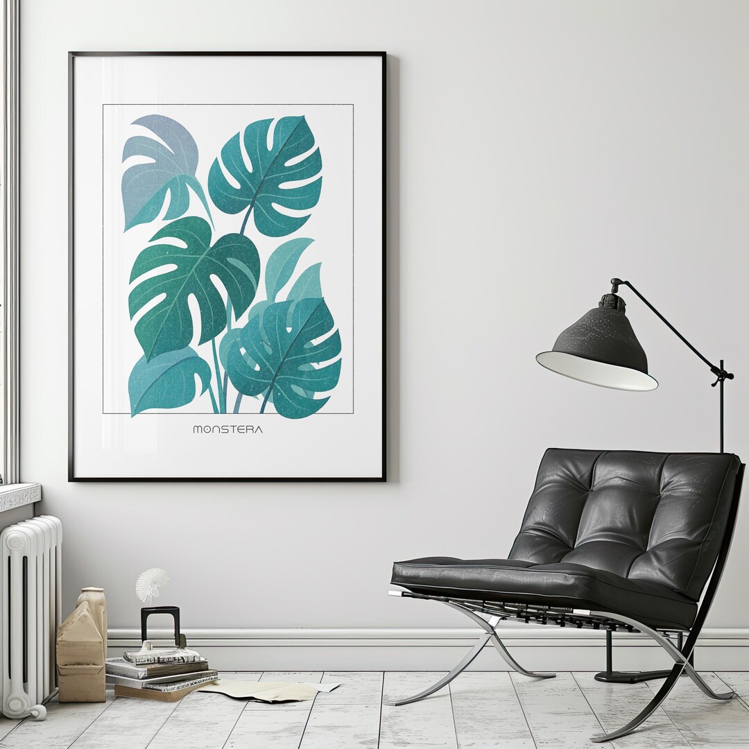 Monstera Poster, Monstera Albo, Monstera Mint, Monstera Thai ...