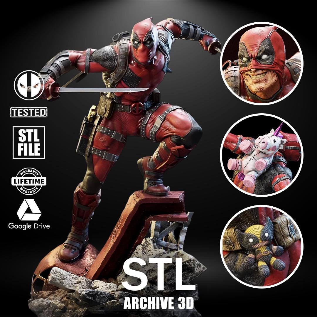 High Quality STL – 3D Digital Printing File – Printable Statue for ...