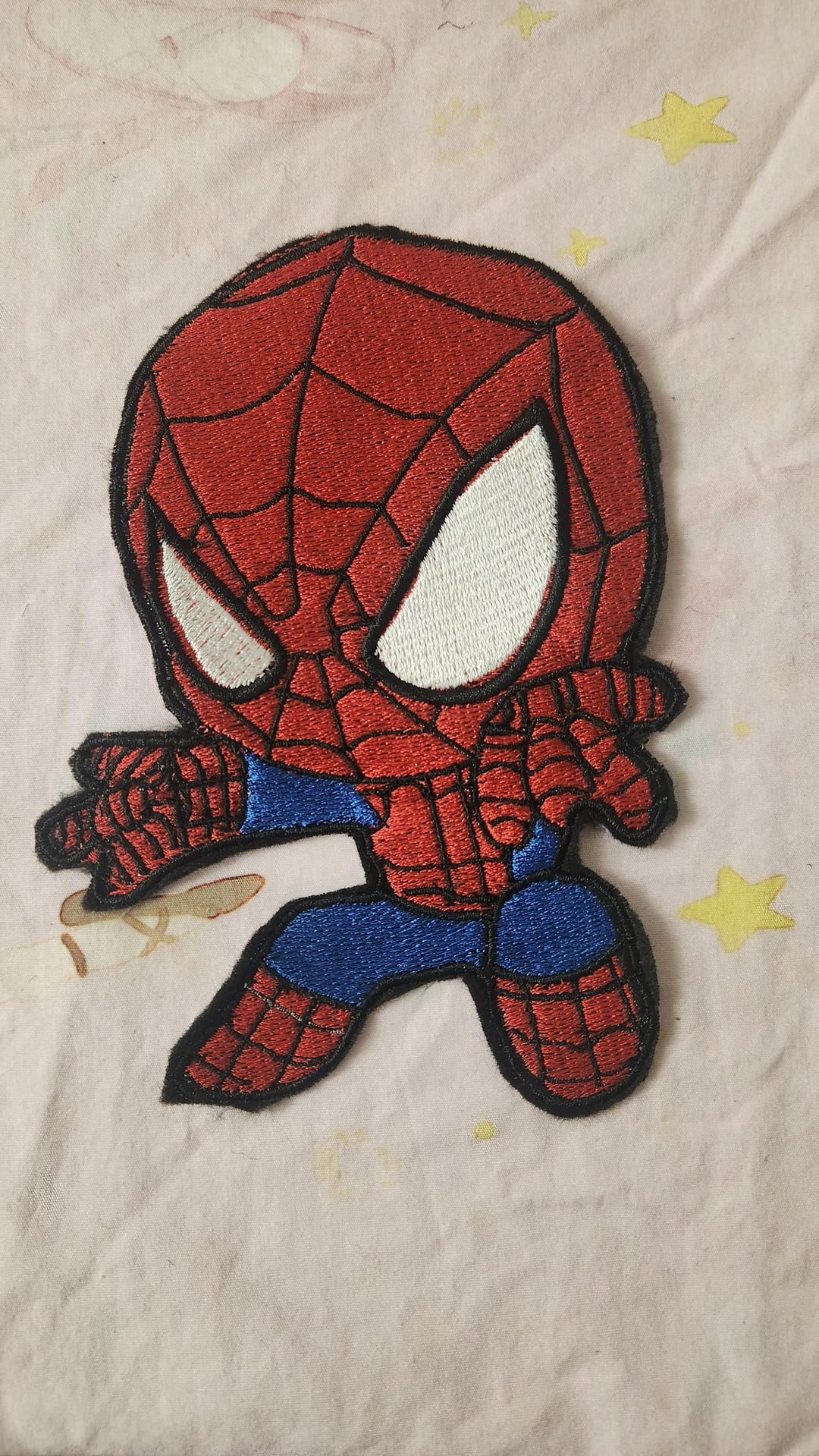 Chibi Spiderman Embroidery Patch: Iron-on Superhero Applique - Etsy