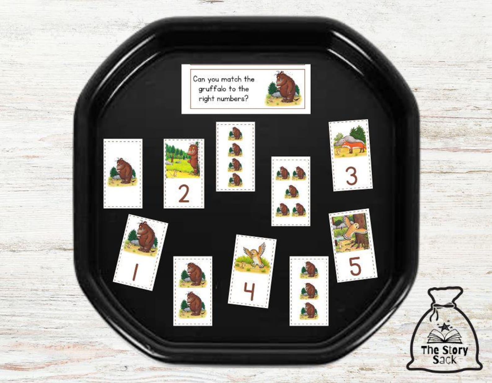 The Gruffalo Inspired - Play and Learn MATHS Pack - PDF Download - Etsy UK