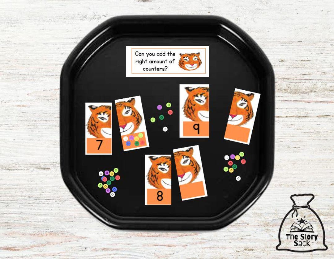 The Tiger Who Came to Tea - Play and Learn MATHS Pack - PDF Download - Etsy