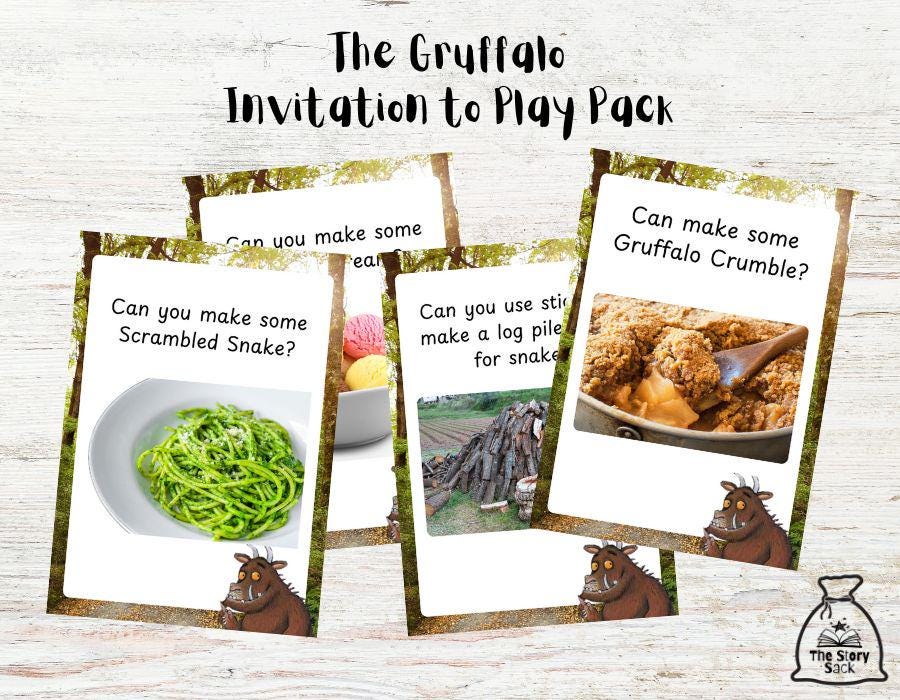 The Gruffalo Inspired - Invitation to Play Pack - PDF Download - Etsy