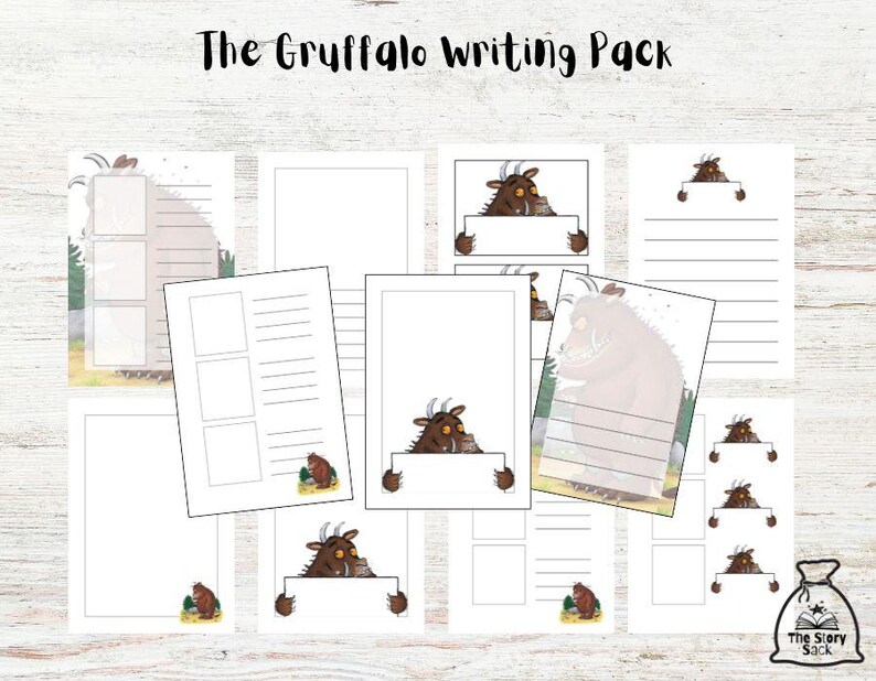The Gruffalo Inspired - Play and Learn PHONICS/WRITING Pack - PDF ...