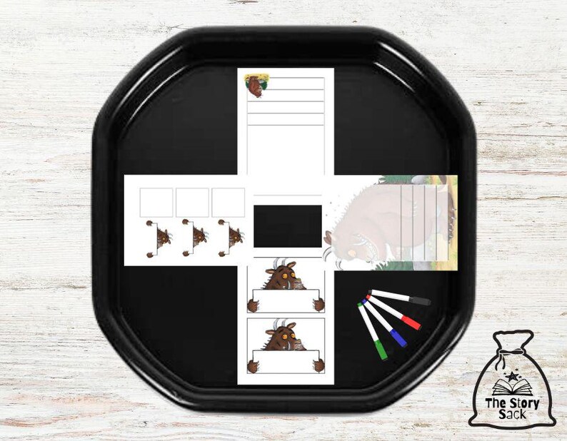 The Gruffalo Inspired - Play and Learn PHONICS/WRITING Pack - PDF ...