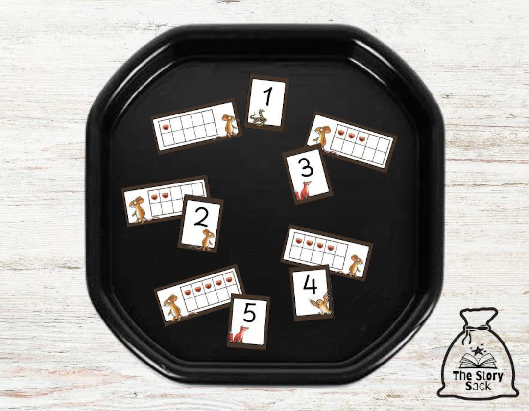 The Gruffalo Inspired Flashcards Pack - PDF Download - Etsy