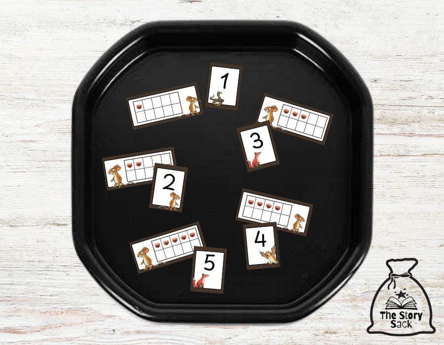 The Gruffalo Inspired Flashcards Pack - PDF Download - Etsy UK