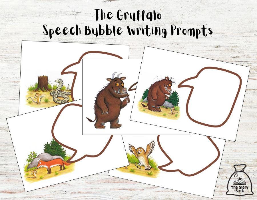 The Gruffalo Inspired - Play and Learn PHONICS/WRITING Pack - PDF ...