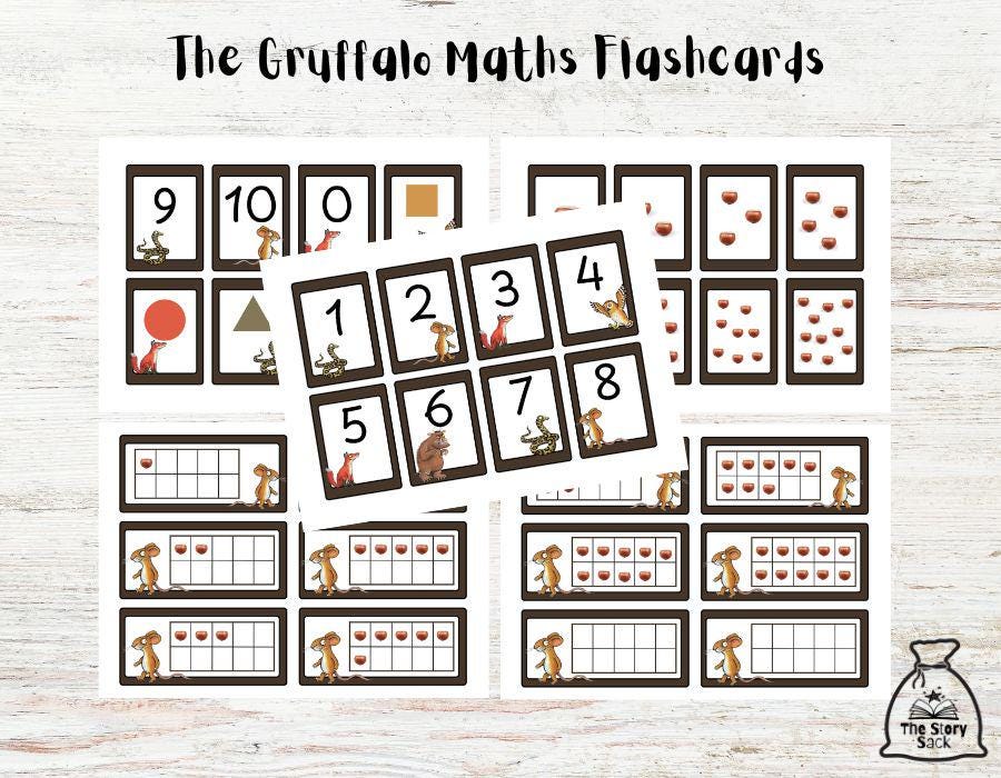 The Gruffalo Inspired Flashcards Pack - PDF Download - Etsy