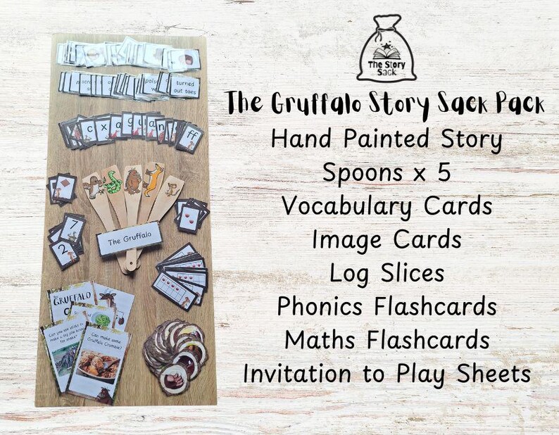 The Gruffalo Story Sack Pack - Etsy