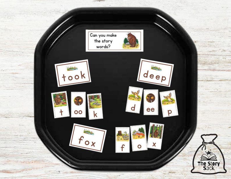 The Gruffalo Inspired - Play and Learn PHONICS/WRITING Pack - PDF ...