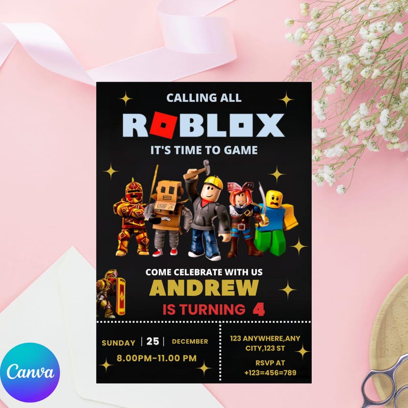Roblox Welcome - Etsy UK