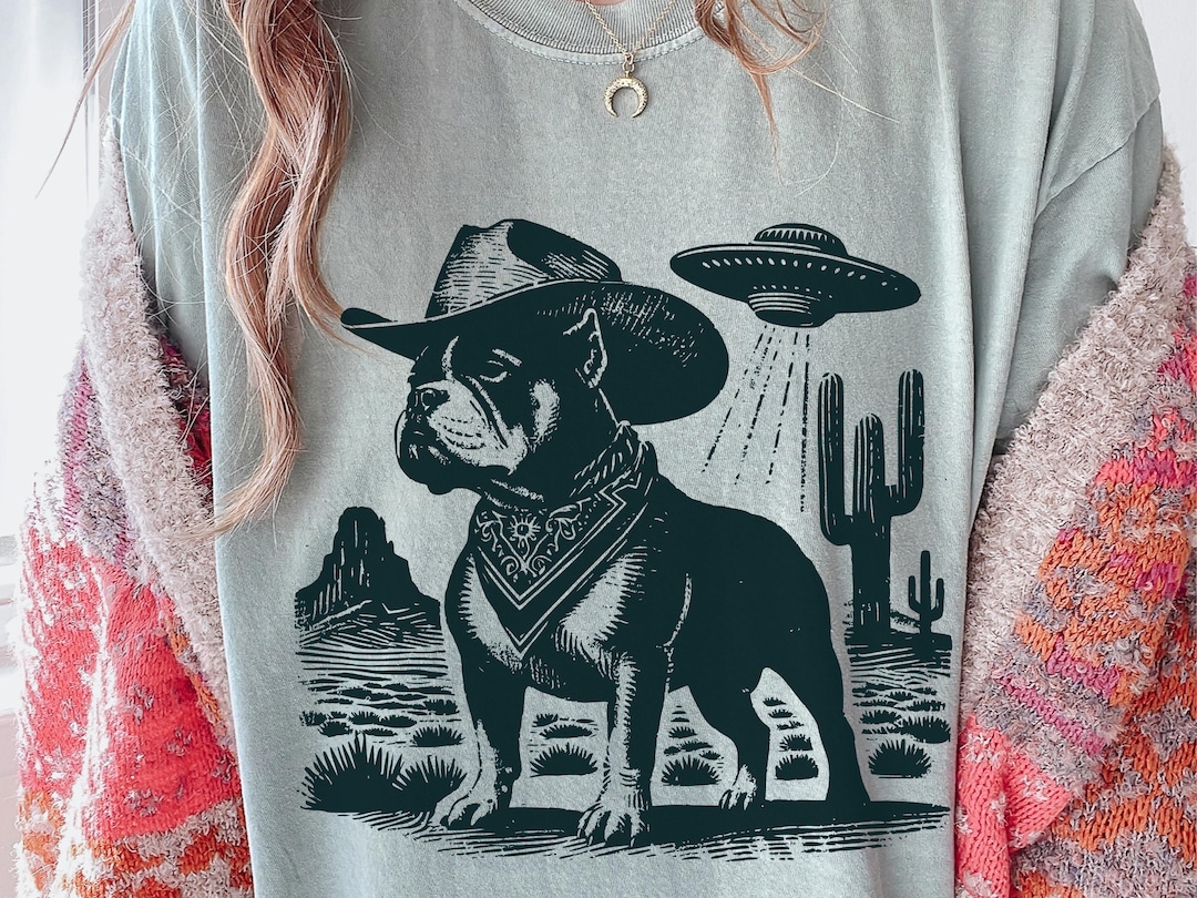 Cowboy UFO American Bully Vintage Shirt – Retro Bully Pit Tee, Bully ...