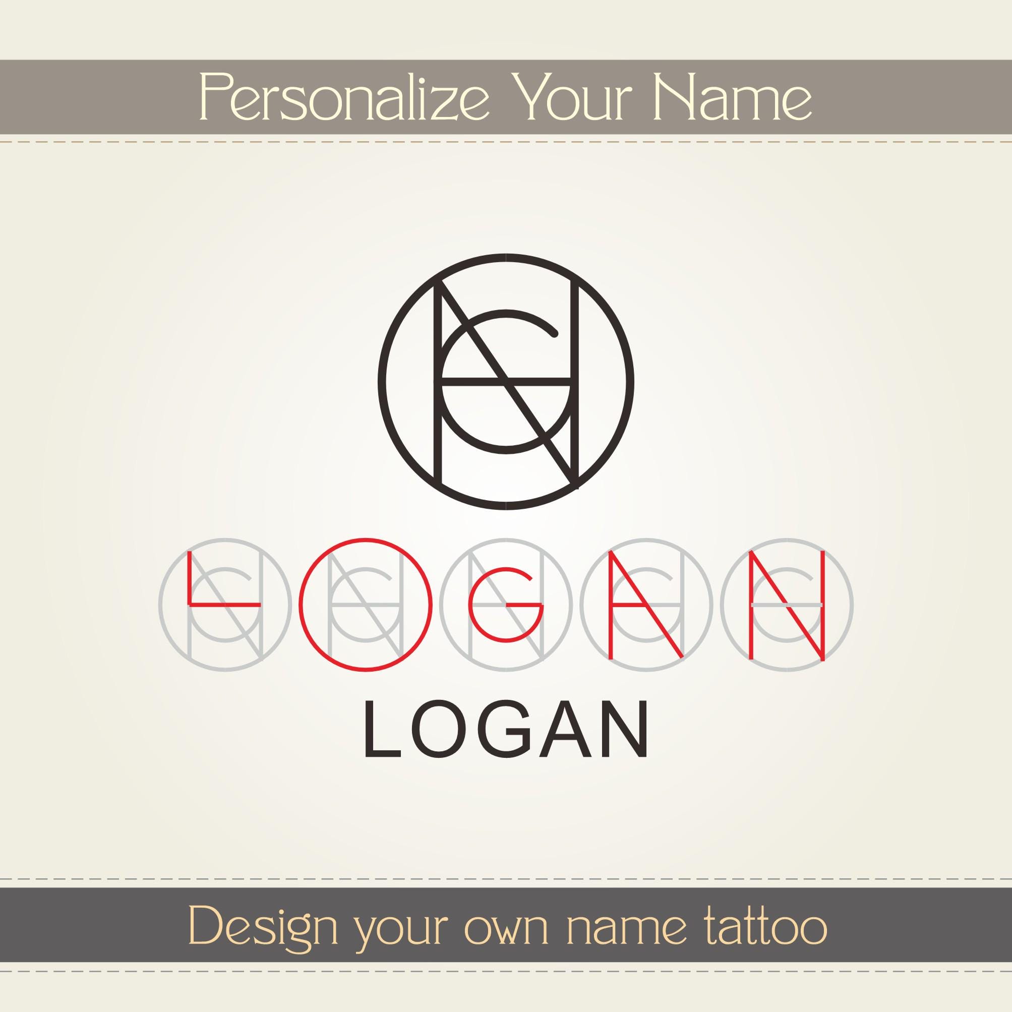 Custom Name Logo Design,personalized Name Logo, Logo Design.name Logo ...