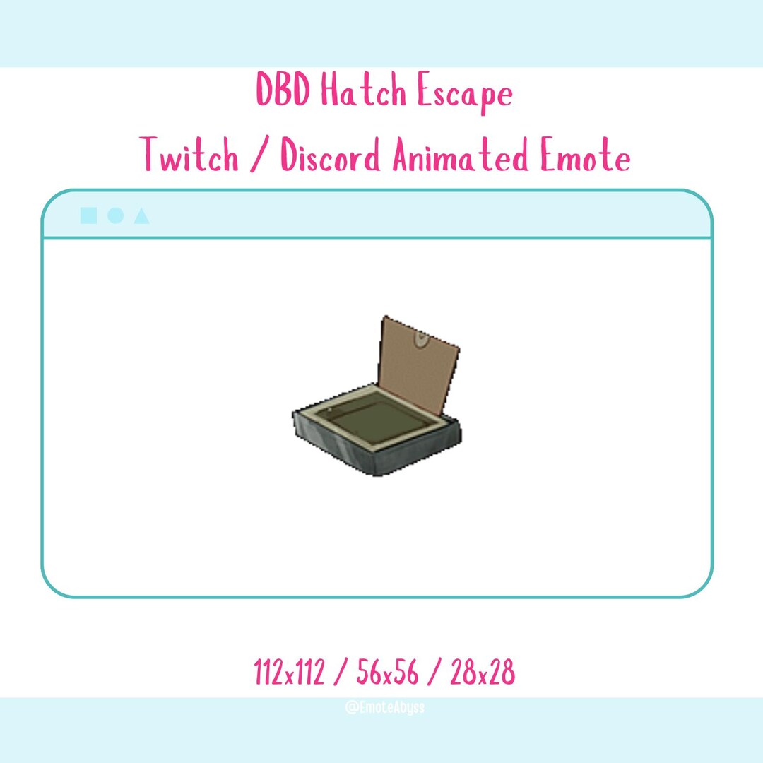 DBD Hatch Escape Animated Emote - Etsy
