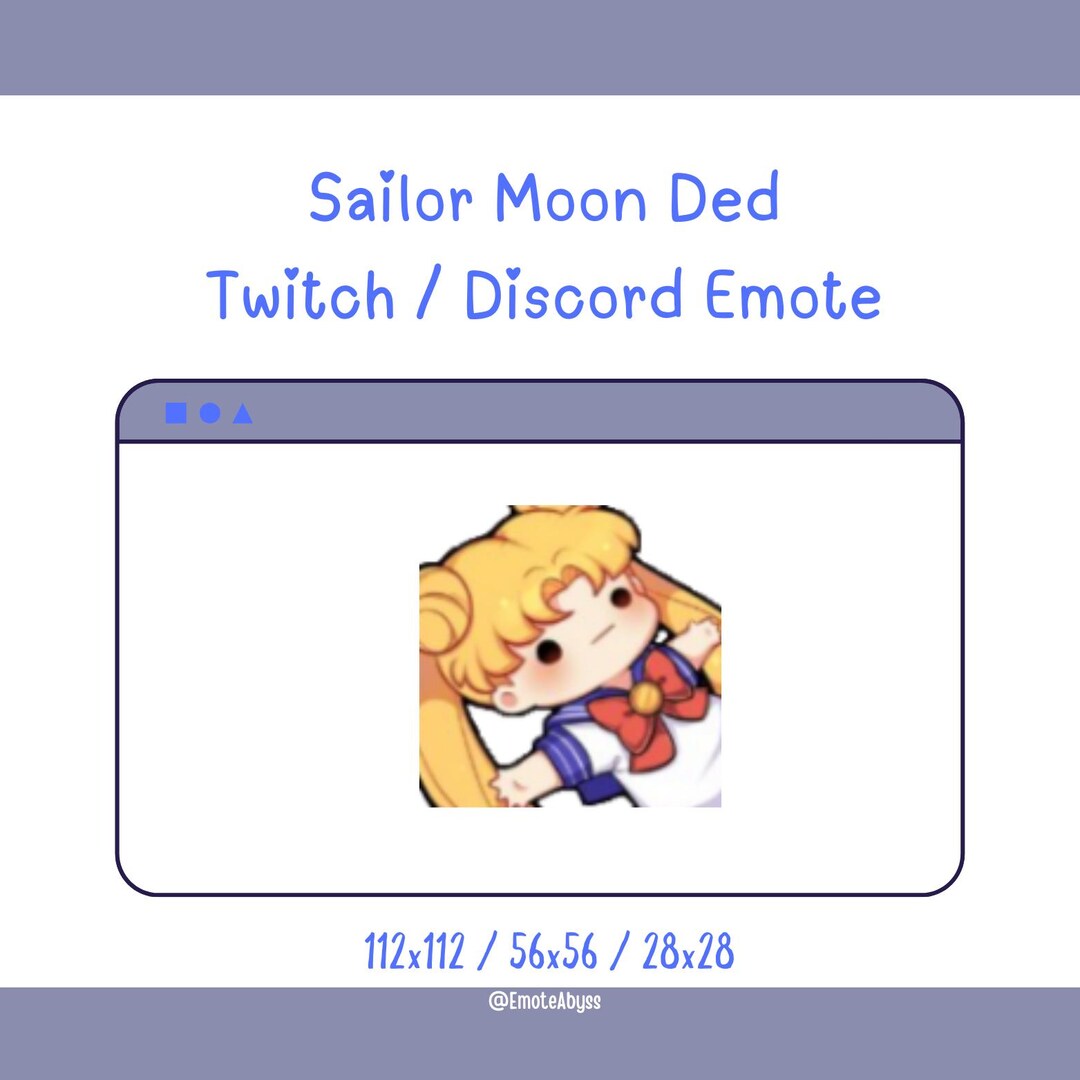 Sailor Moon Ded Emote - Etsy