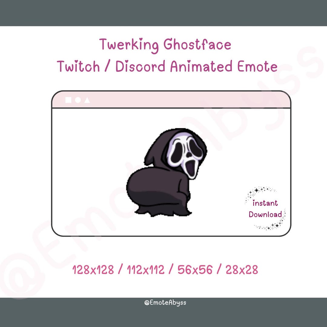 Twerking Ghostface DBD Emote - Etsy