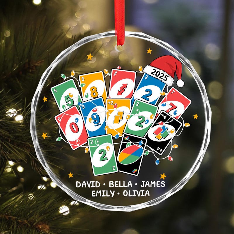 Christmas Ornament Uno - Etsy