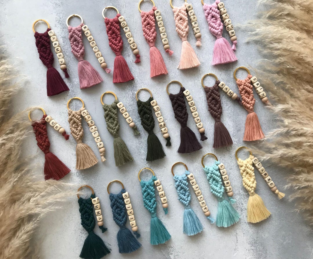 Personalized Bridesmaid Keychain: Bachelorette Party Favor, Maid of ...