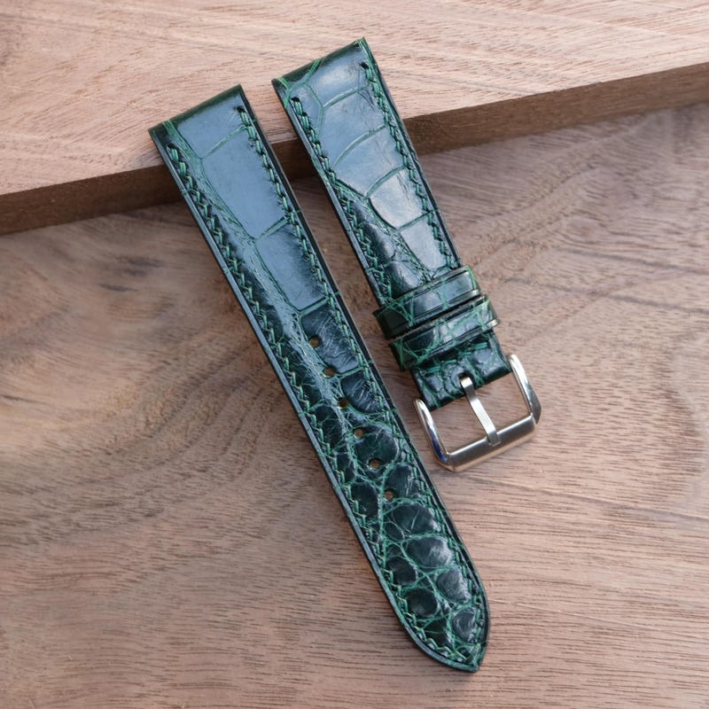 Crocodile Watch Strap - Etsy