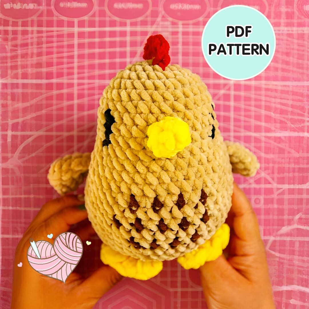 Tiny Peepers the Chicken Crochet PDF Pattern - Etsy