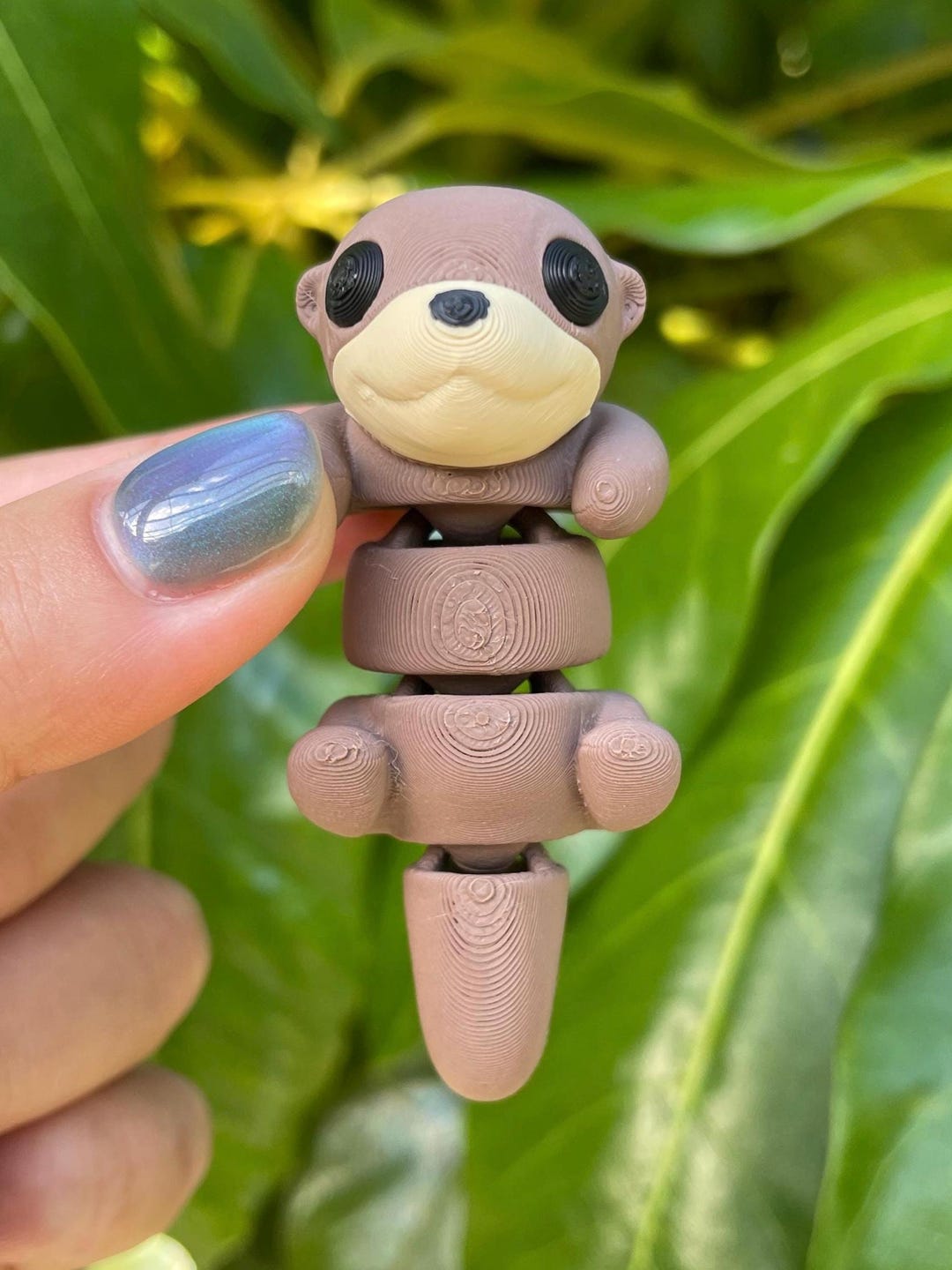 3D Printed Otter | Baby Otter | Articulated Otter | Fidget Toy - Etsy