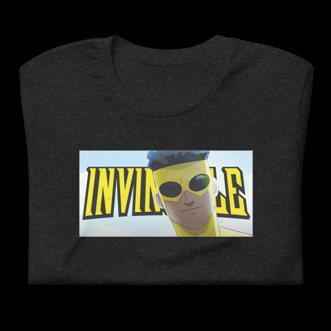 Invincible T-shirt | Superhero Graphic Tee | - Etsy