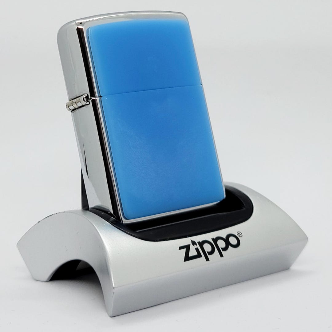Rare Zippo Lighter: Translucent Acrylic Chips, Clear Sky - 2002 ...