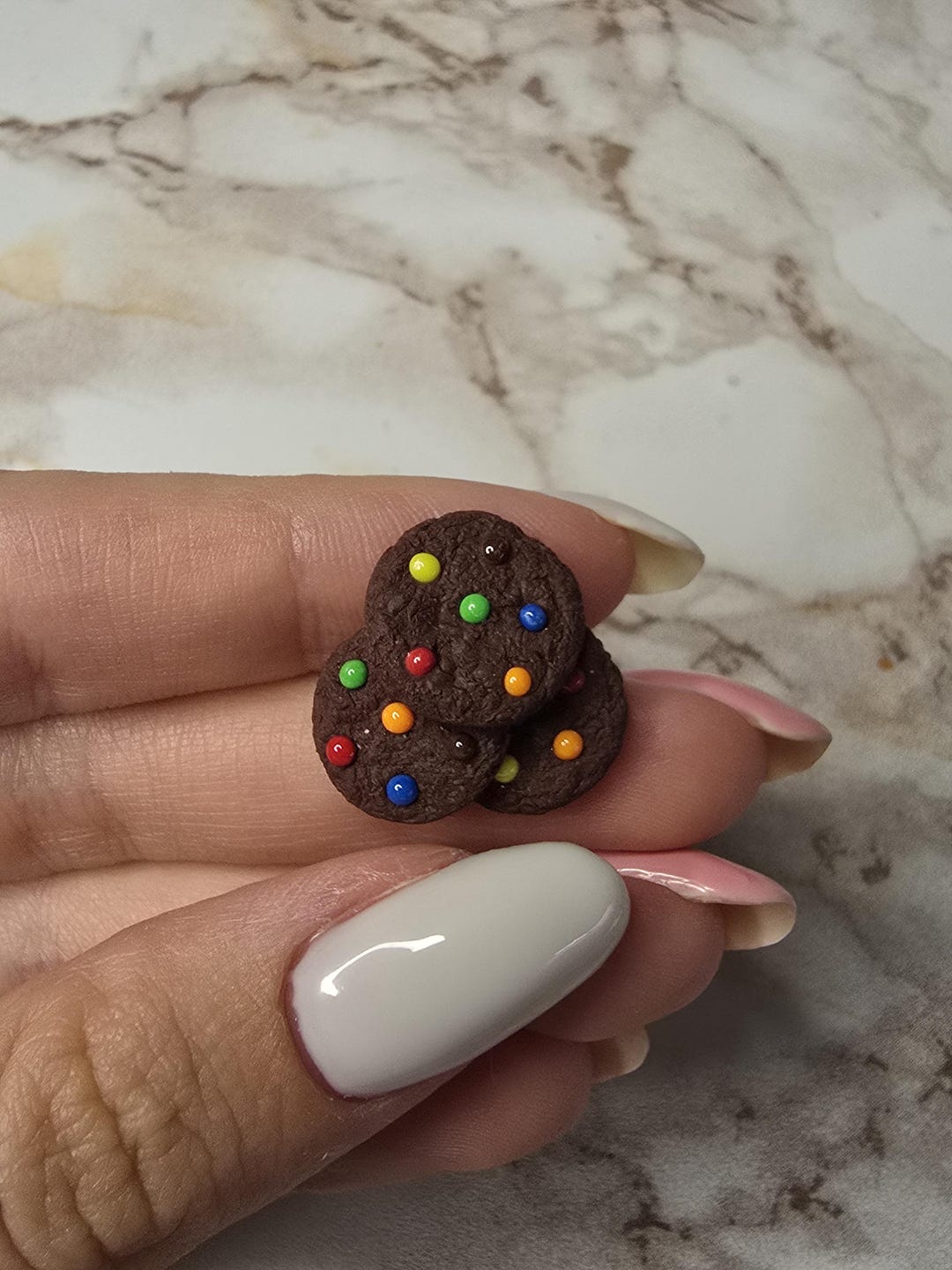 Realistic Miniature Cookies - Chocolate Cookies - 1:12 Scale ...
