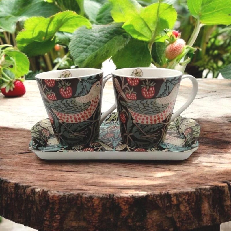 William Morris 2 Mugs - Etsy UK