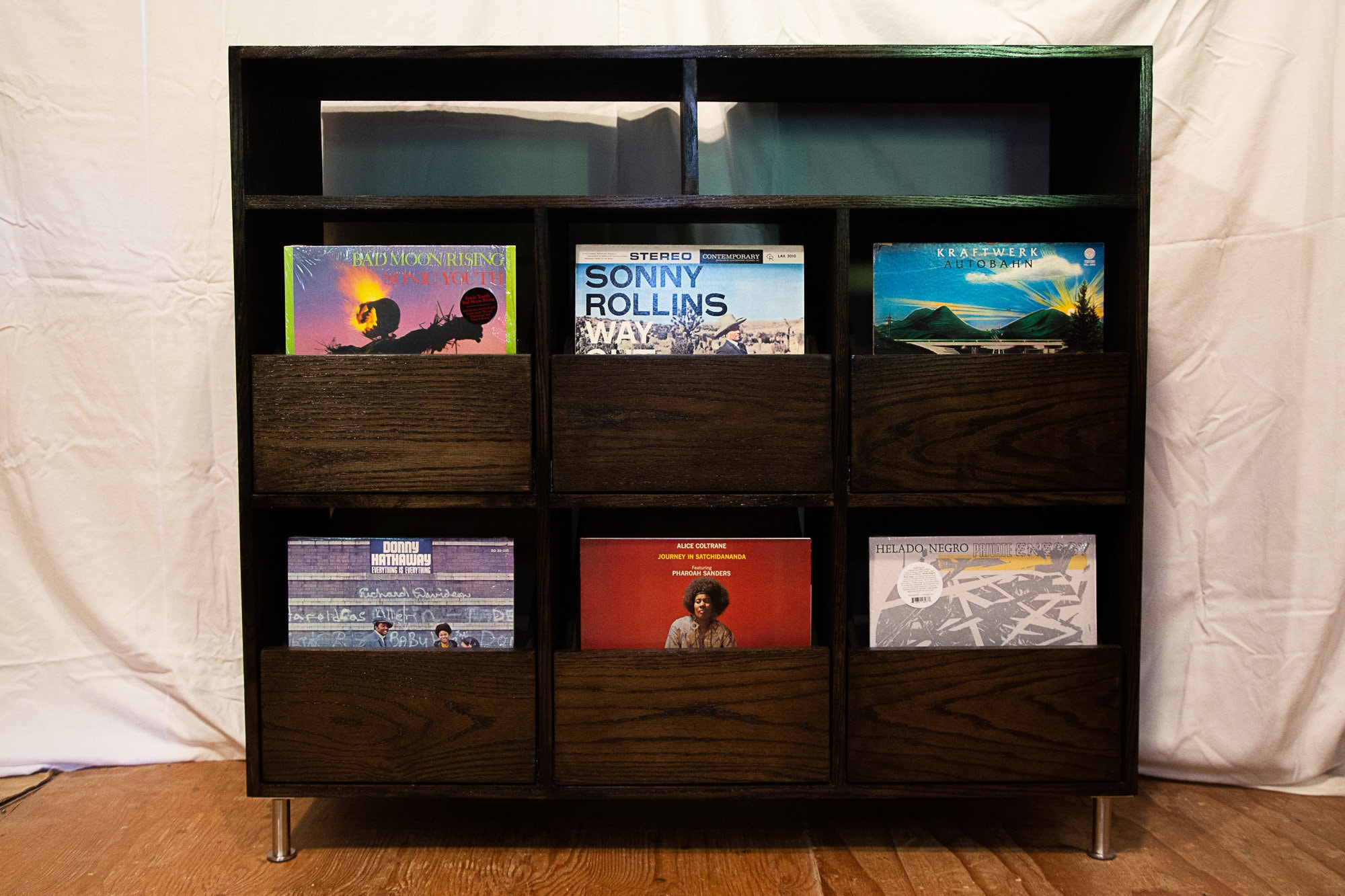 Record Album Storage Cabinet Retro Vinyl Record Storage Cabinet