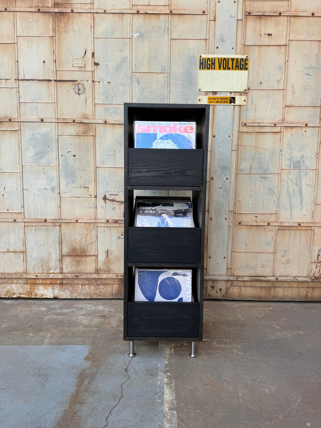 Record Storage Cabinet, 3-drawer - Etsy