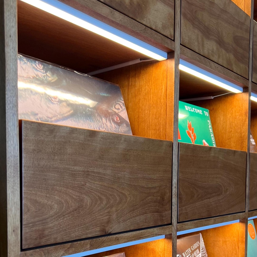 LED Lighting Strip Add-on | Custom Handcrafted Record Cabinet ...