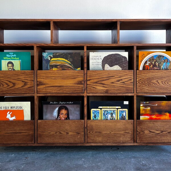 RECORD STORAGE CABINET - Etsy