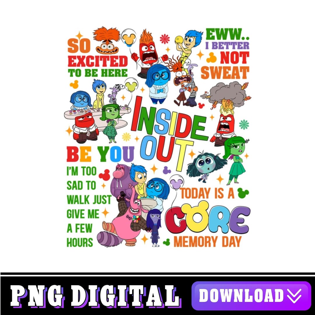 Meet the Emotions Inside Out PNG, Emotions Inside Out Characters Png ...