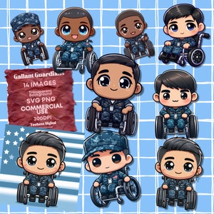 Gallant Guardians (military Kawaii) INSTANT DOWNLOAD - Etsy