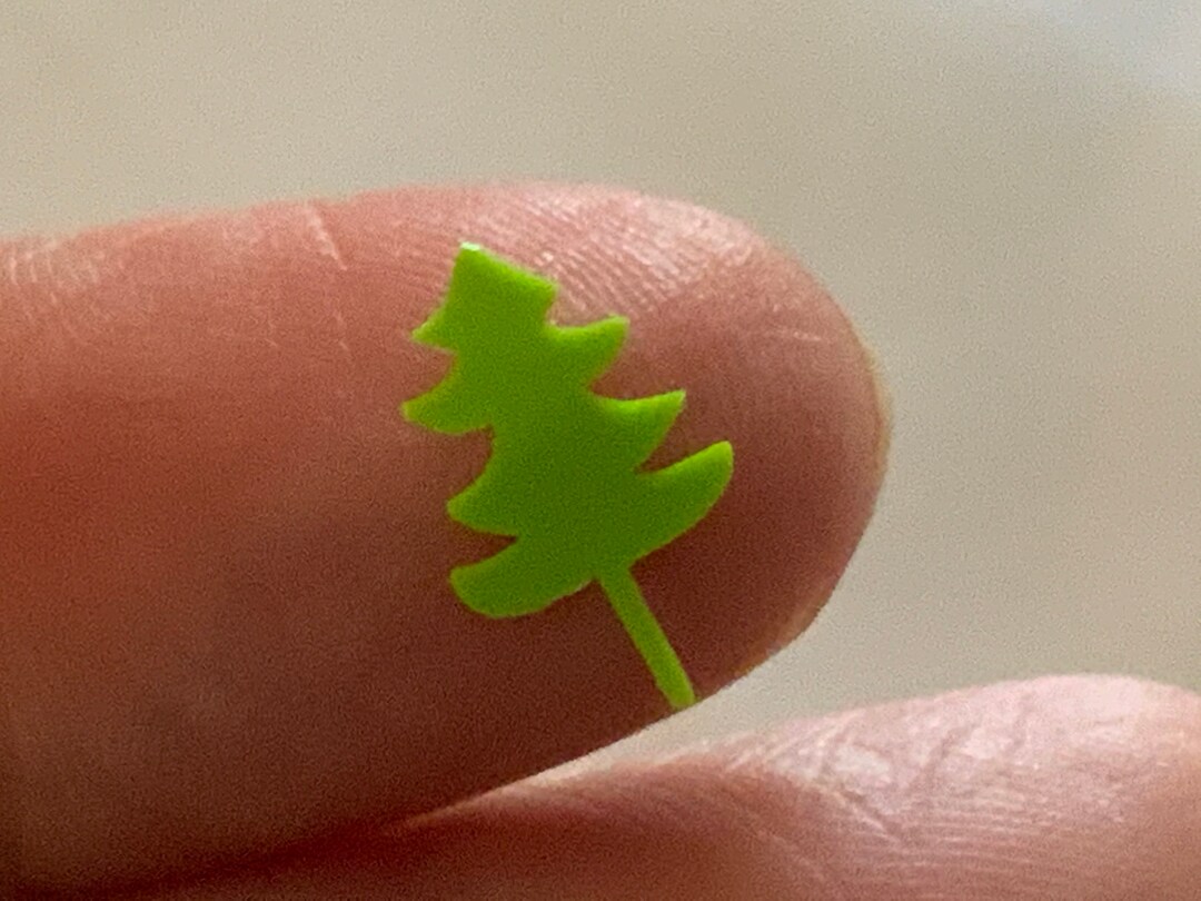 50 Pieces of Green Tree Plastic Confetti /table Scatter design 2 - Etsy
