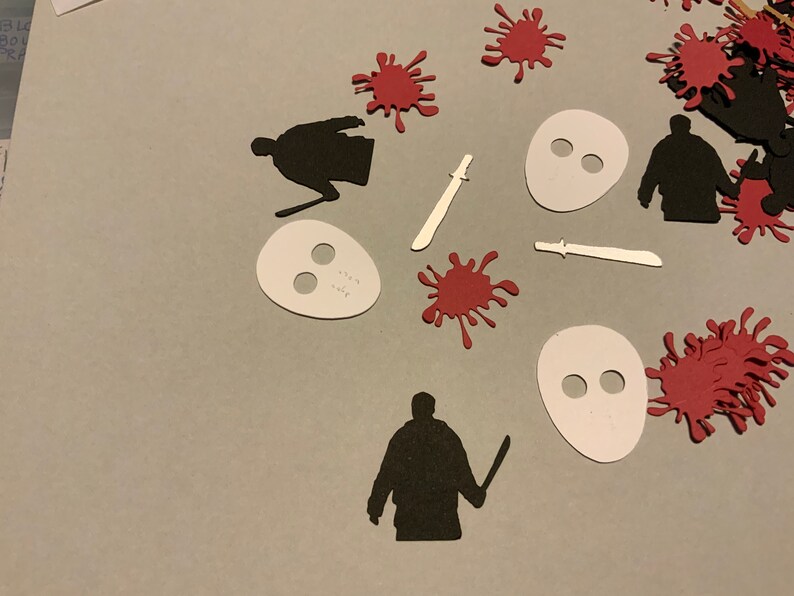 Killer Slasher Halloween Mix Confetti for Parties Crafting - Etsy