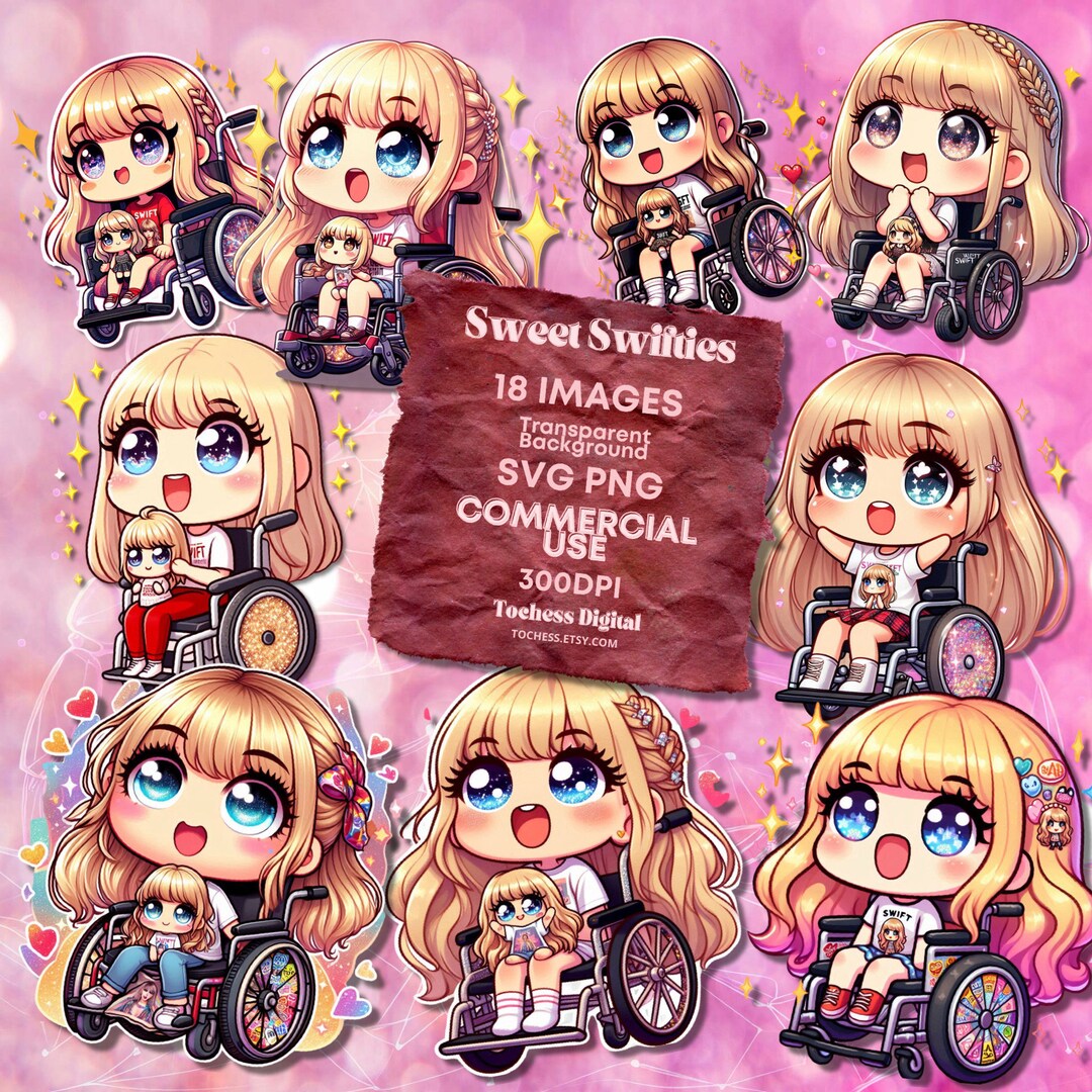 Sweet Swifties (fan Art Kawaii) Clipart - Etsy