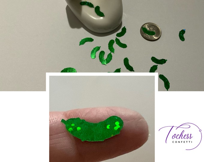Mini Pickle Die Cut Confetti 500 Mini Pieces Pickle Theme Party Décor ...