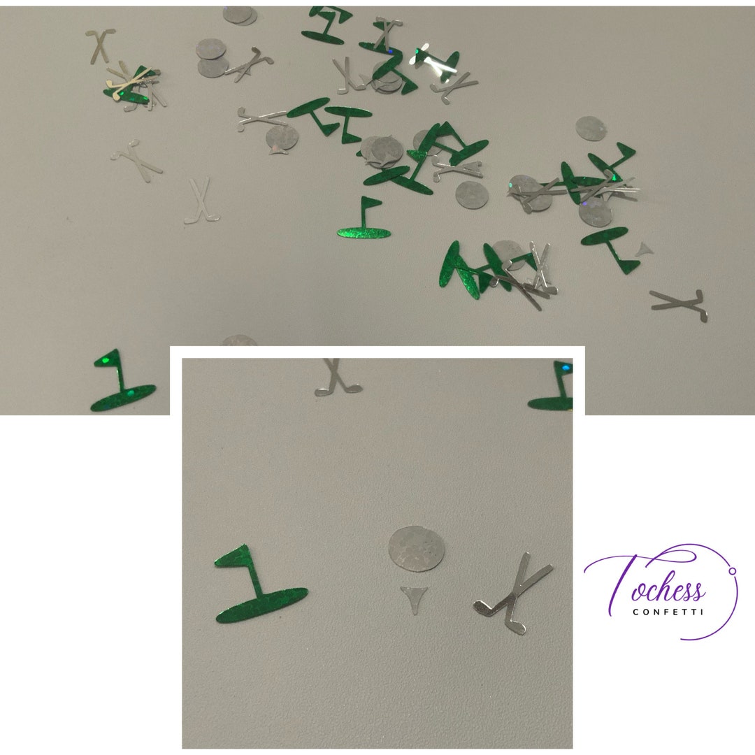Golf Mix Foilfetti/ Glitter Confetti 50 Pieces - Etsy