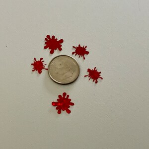 Blood Spatter Foilfetti/ Glitter Confetti 50 Pieces - Etsy