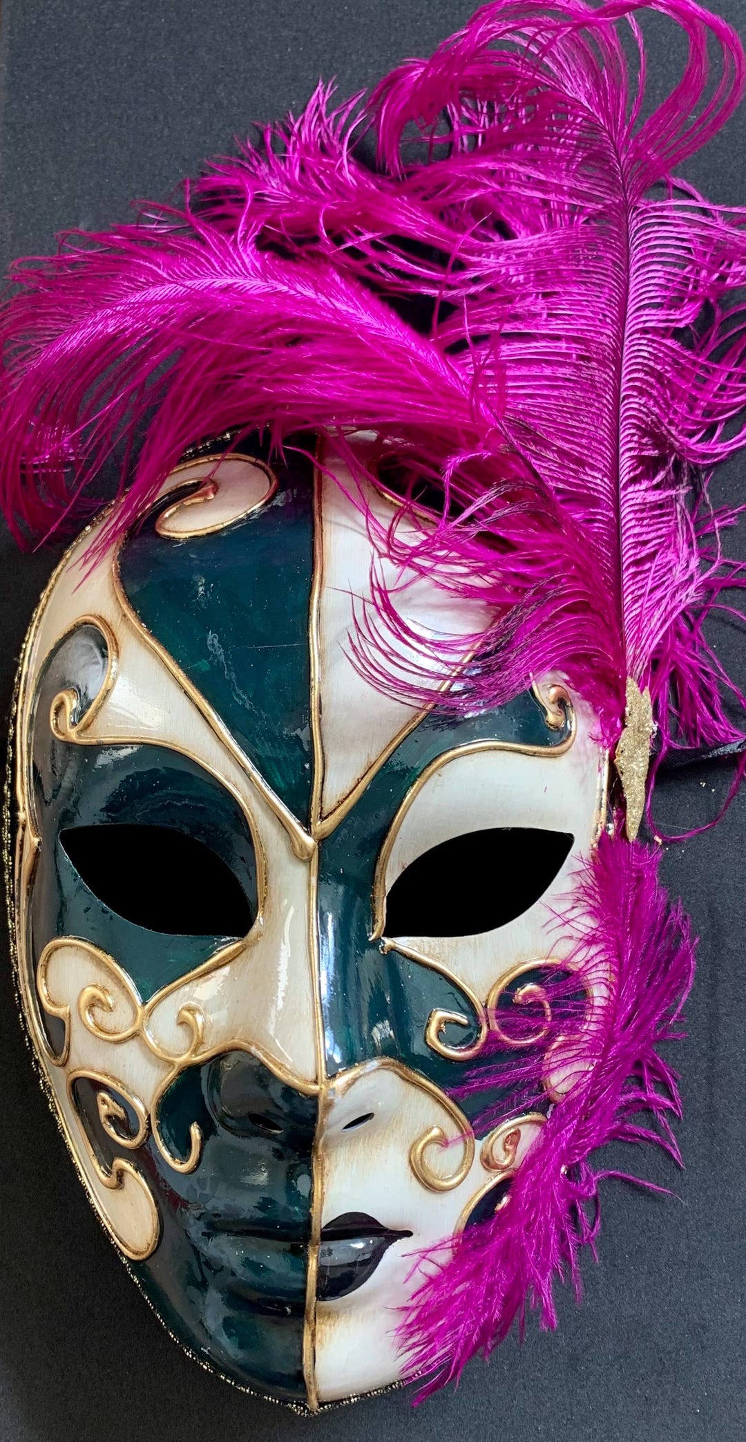 Handmade Masquerade Ball Mask Volto Face Mask Carnival Party Ladies - Etsy