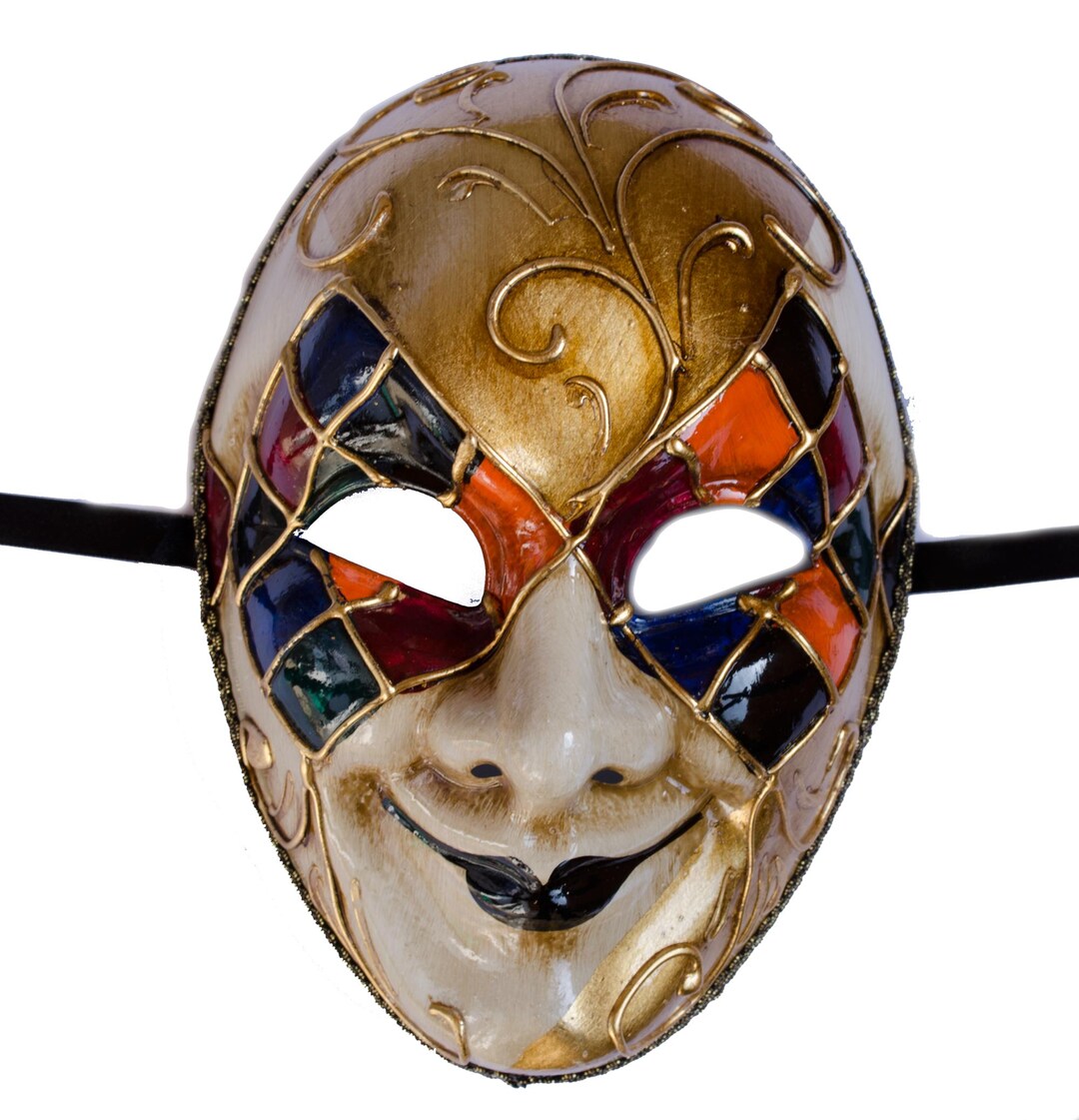 Handmade Masquerade Ball Mask Joker Face Mask Fashing Party Carnival ...