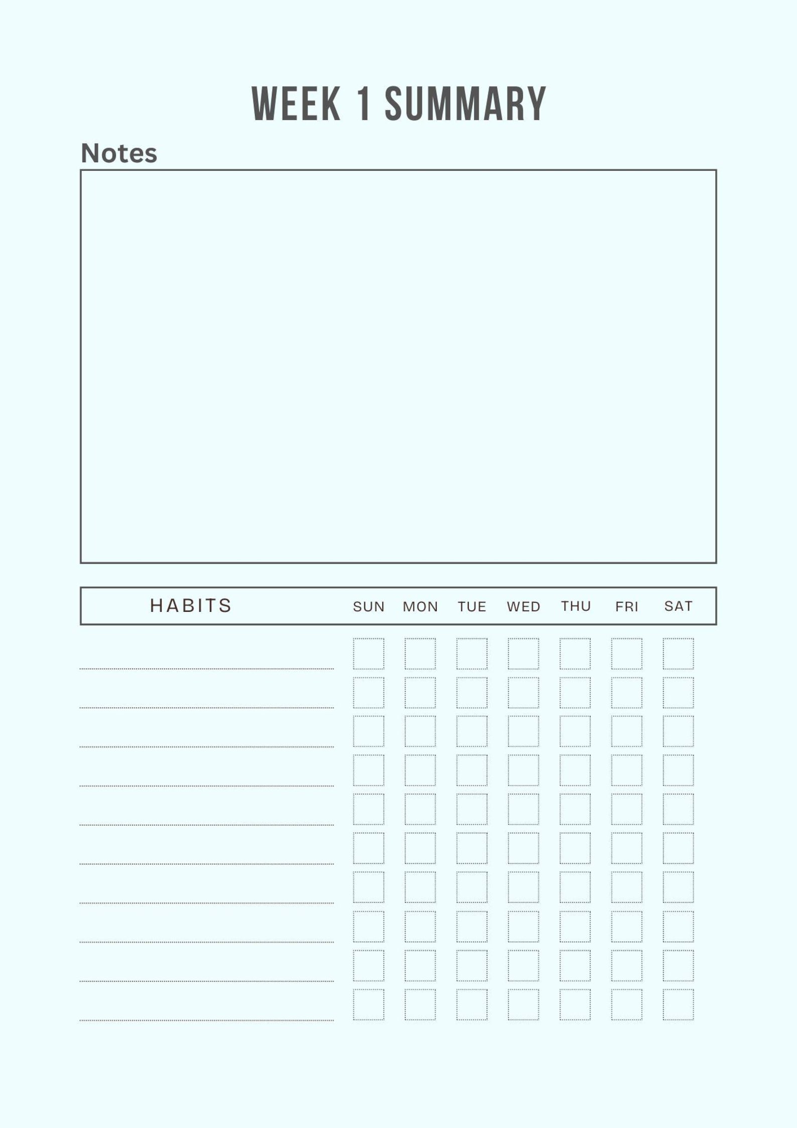30-day Workout Log Printable + Fitness Blueprint, Strength Training ...