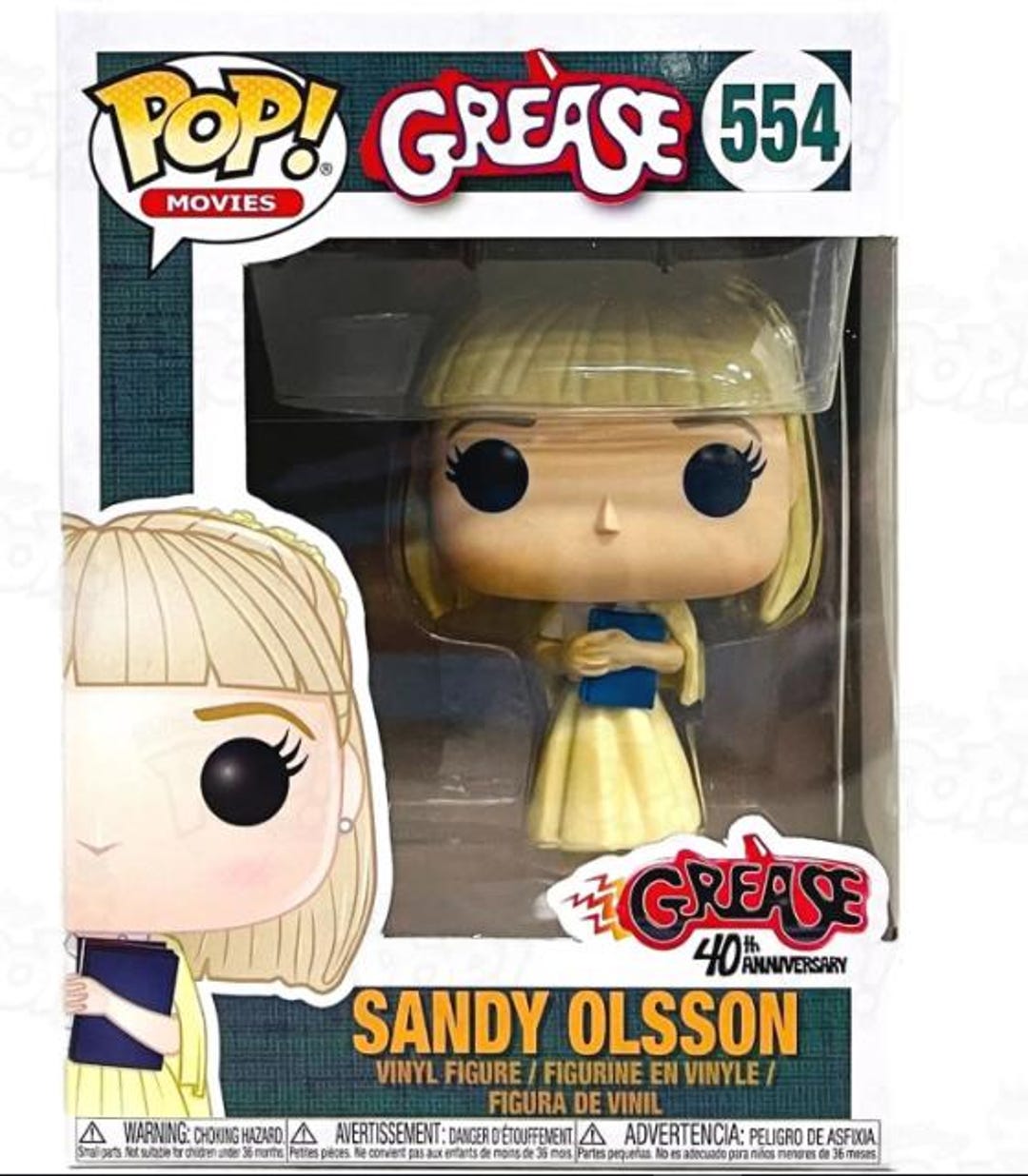 Funko POP! Grease Sandy Olsson #554 Vinyl Figure (UNOPENED/NEW) - Etsy