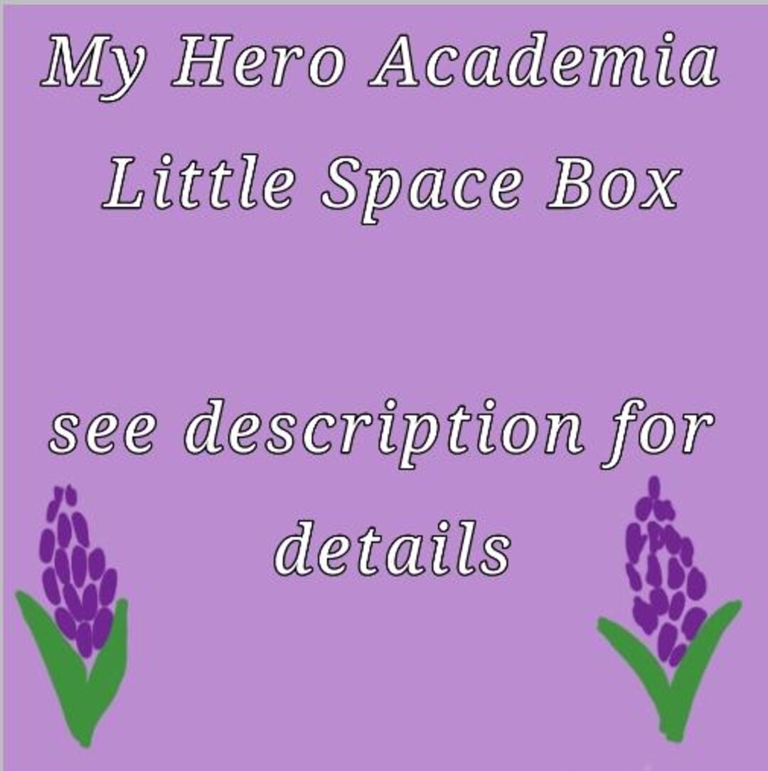 My Hero Academia Littlespace/age Regression Box - Etsy
